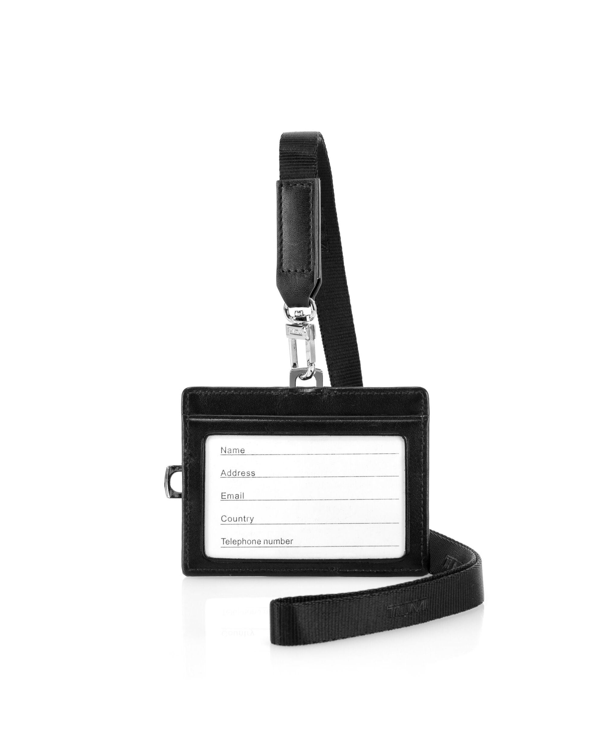 Id Lanyard in Black Chrome | Alpha | TUMI Malaysia