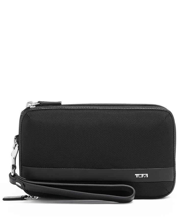 Triple Zip Clutch in Black | Alpha | TUMI Malaysia